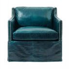 Delphi Swivel Chair/ Leather | Scout & Nimble