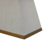 Ferris White Mahogany Modern Dining Table | Scout & Nimble