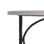 Simeon White Marble End Table | Scout & Nimble