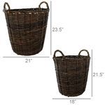Willow Round Baskets Set Of 2 | Scout & Nimble