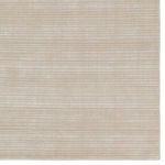 Gradient Handmade Contemporary Solid Ivory Rug - 8' x 10'