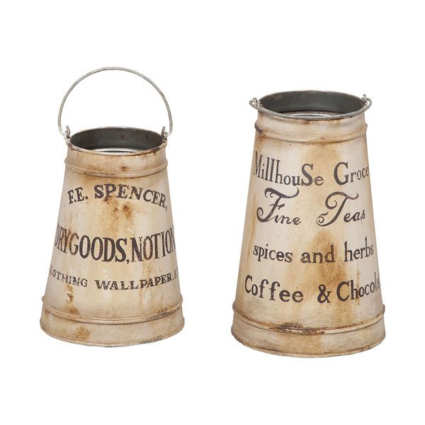 Round Tin Planters | Scout & Nimble