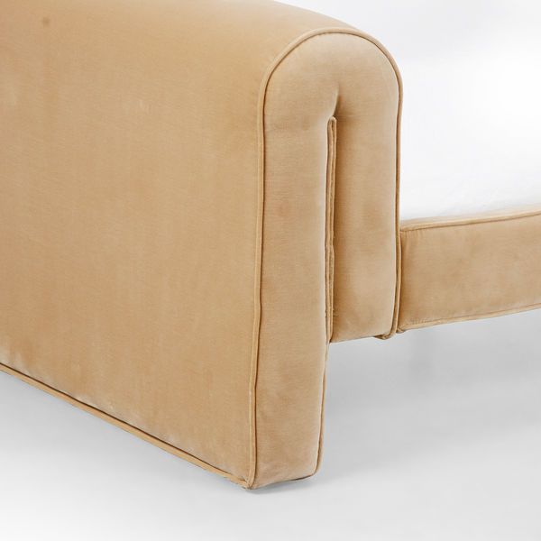 Mitchell Upholstered Surrey Camel King Bed | Scout & Nimble