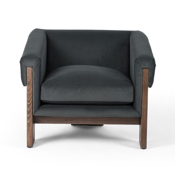 Cairo Chair - Modern Velvet Smoke | Scout & Nimble