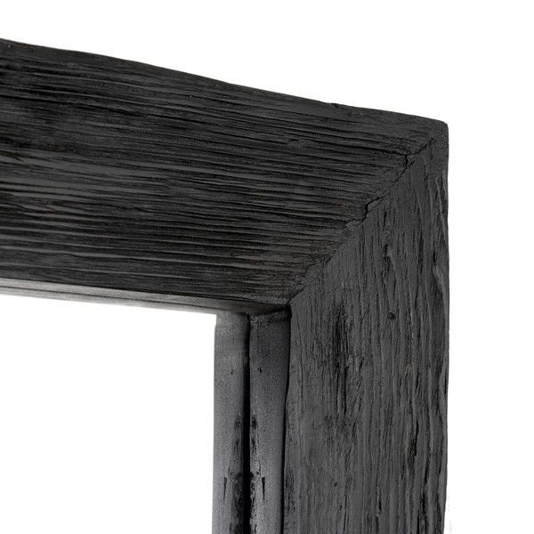 Ash Reclaimed Wood Frame Mirror - Black | Scout & Nimble