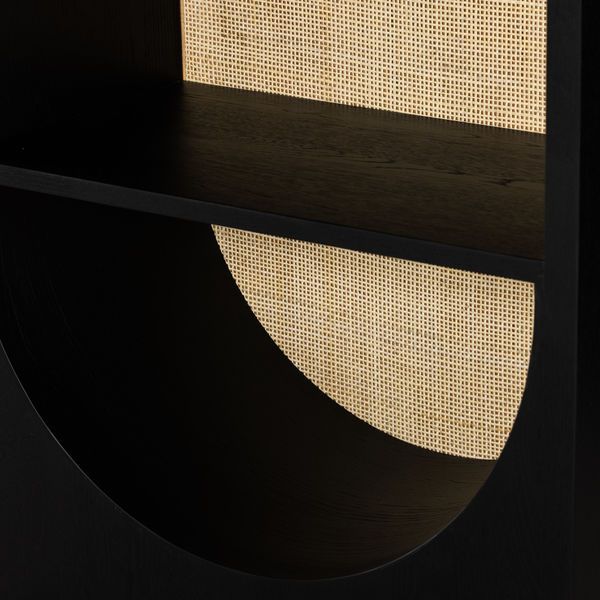 Higgs Cane Bookcase - Light Natural Cane | Scout & Nimble