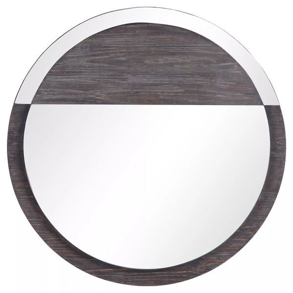 Uttermost Tajitu Modern Round Mirror | Scout & Nimble