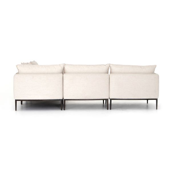 Donovan 5 Pc Sectional Abode Ivory | Scout & Nimble