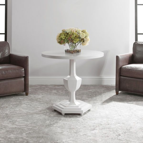 Kabarda White Foyer Table | Scout & Nimble