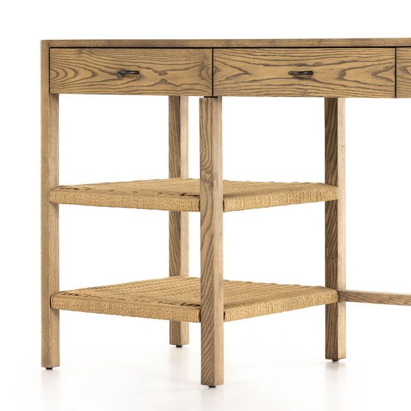 Zuma Natural Ash Modular Desk | Scout & Nimble