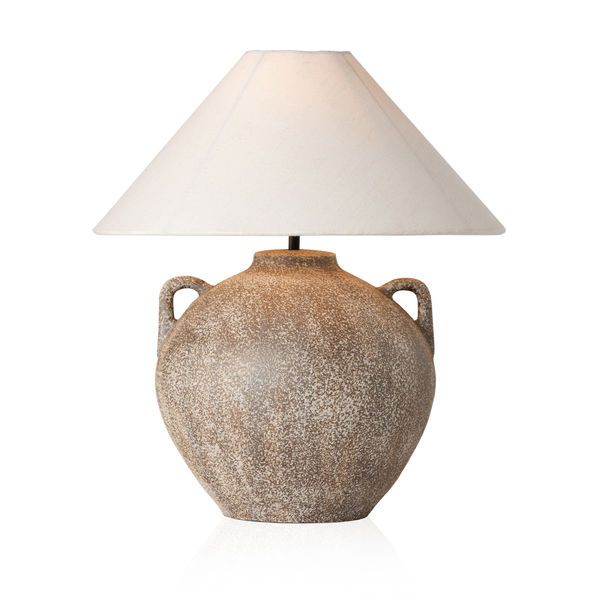 Mays Vintage Brown Ceramic Table Lamp | Scout & Nimble