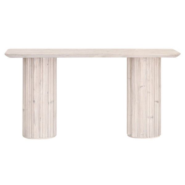 Roma White Wash Reclaimed Pine Console Table | Scout & Nimble