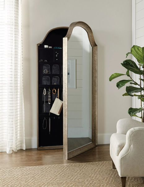Alfresco Paradiso Floor Mirror W/ Jewelry Storage | Scout & Nimble