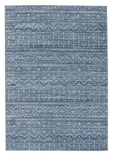 Beya Trellis Blue/ White Rug | Scout & Nimble