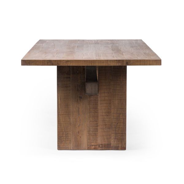 Brandy Rustic Weathered Elm Dining Table | Scout & Nimble