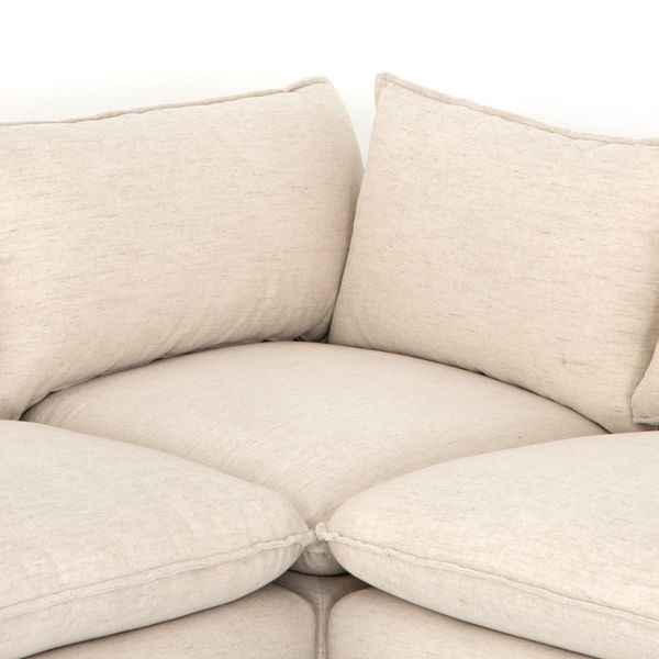 Donovan 5 Pc Sectional Abode Ivory | Scout & Nimble