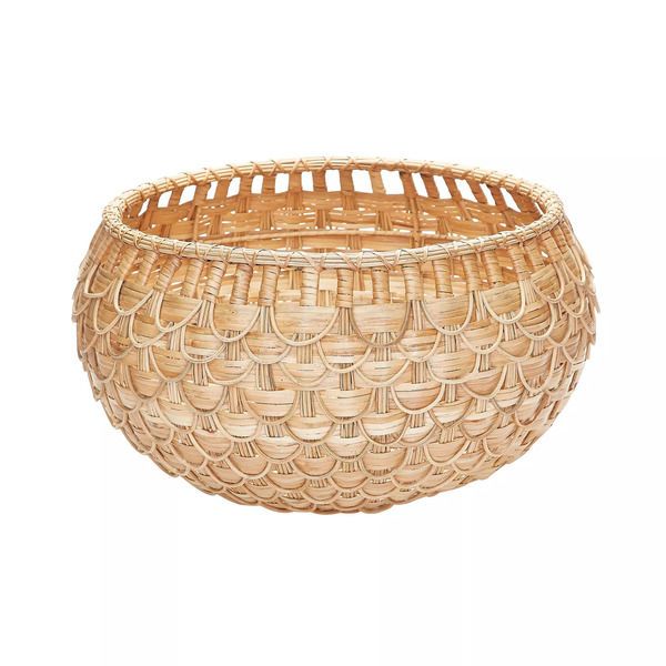 Medium Natural Fish Scale Basket | Scout & Nimble