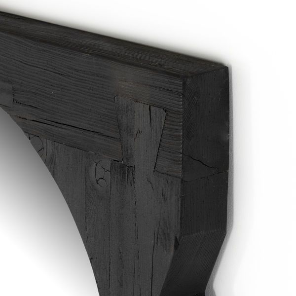 Aldrik Reclaimed Pine Mirror - Black Reclaimed Pine | Scout & Nimble