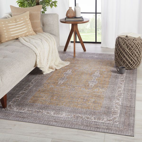 Calla Oriental Gray/ Gold Rug | Scout & Nimble