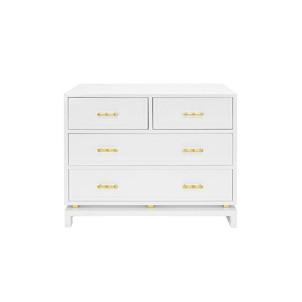 Declan Oversized Hardwood White Chest | Scout & Nimble