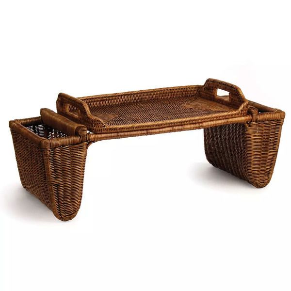 Burma Rattan Breakfast Tray Table | Scout & Nimble