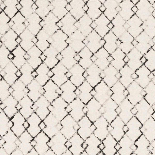 Nettie Cream / Black Lattice Diamond Rug | Scout & Nimble