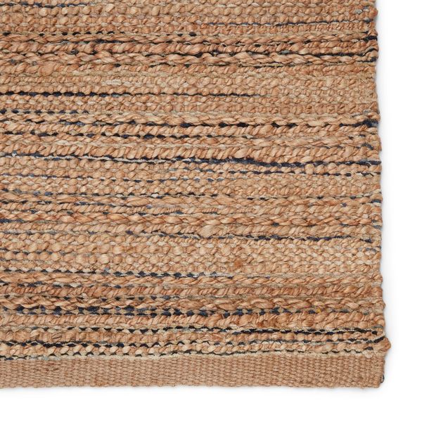 Canterbury Natural Solid Tan/ Black Rug | Scout & Nimble
