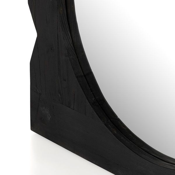 Aldrik Reclaimed Pine Mirror - Black Reclaimed Pine | Scout & Nimble