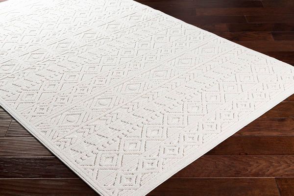 Greenwich Indoor / Outdoor Cream Intricate Geometric Rug
