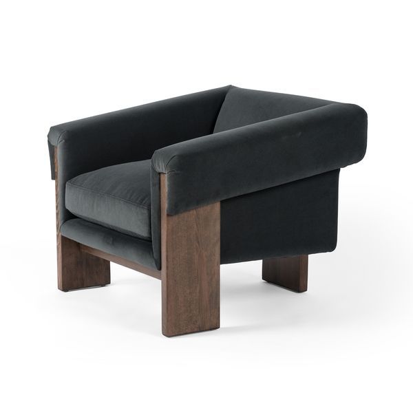 Cairo Chair - Modern Velvet Smoke | Scout & Nimble
