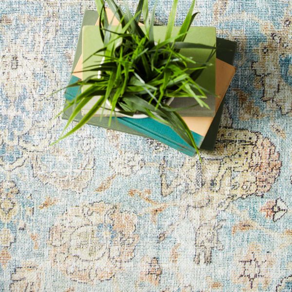 Stag Oriental Teal / Gold Area Rug | Scout & Nimble