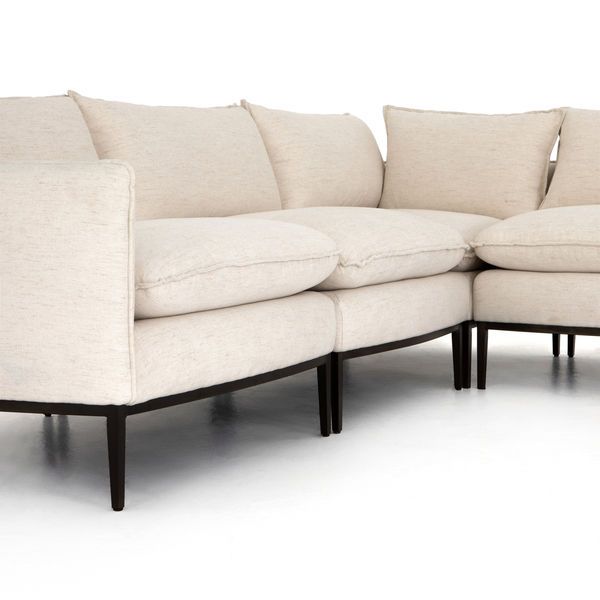 Donovan 5 Pc Sectional Abode Ivory | Scout & Nimble