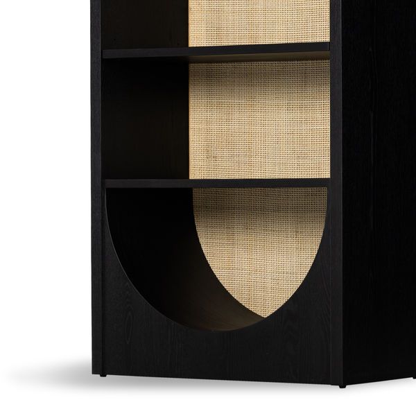 Higgs Cane Bookcase - Light Natural Cane | Scout & Nimble