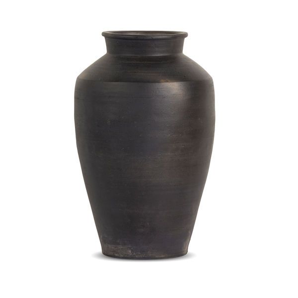 Kyland Aged Black Ceramic Vase | Scout & Nimble