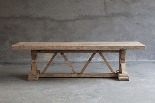 Ruth Wooden Trestle Dining Table | Scout & Nimble