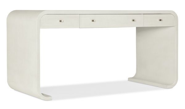 Serenity Bayport Wood & Raffia Writing Desk - Scout & Nimble