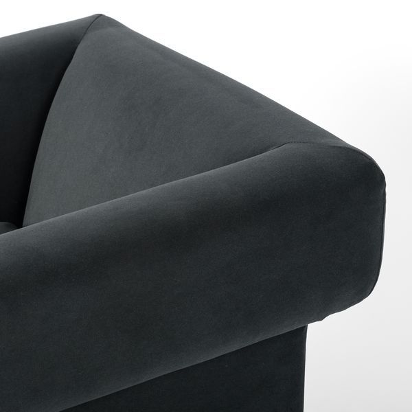 Cairo Modern Velvet Smoke Chair | Scout & Nimble