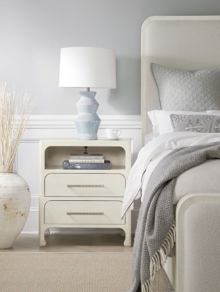 Serenity Wood & Raffia Nightstand - Scout & Nimble | Scout & Nimble