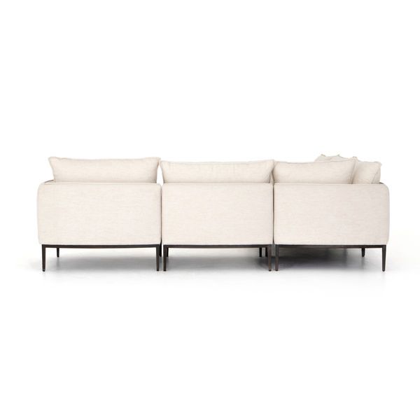 Donovan 5 Pc Sectional Abode Ivory | Scout & Nimble