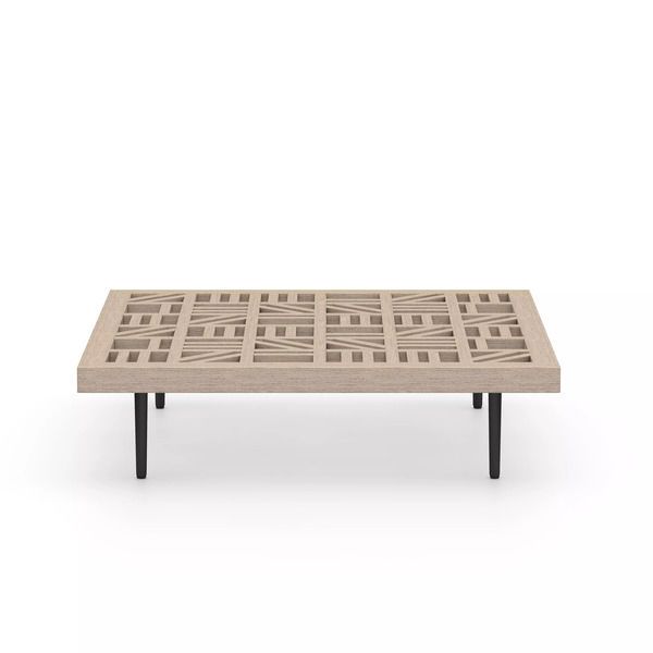 Yves Armless Chair+Ottoman Brown/Sand | Scout & Nimble