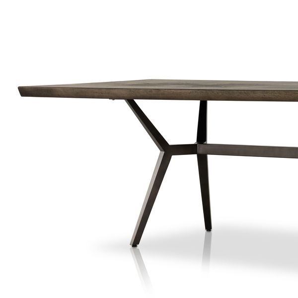 Bryceland Iron Dining Table - Gunmetal | Scout & Nimble