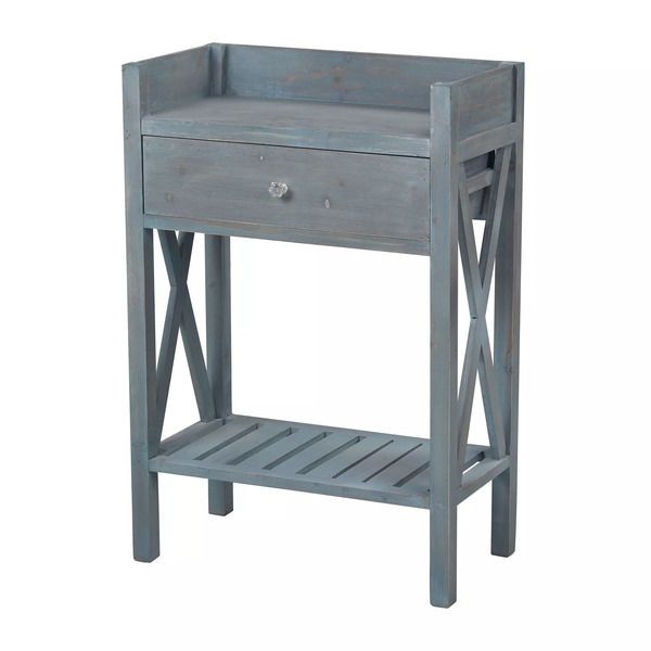 Biscayne Beachcomber Blue Side Table By | Scout & Nimble