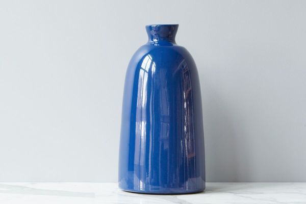 Navy Artisanal Vase, Large | Scout & Nimble