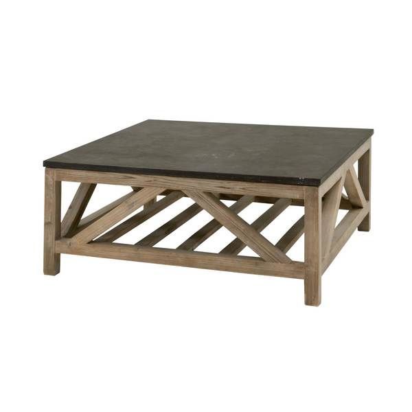 Blue Stone Square Coffee Table | Scout & Nimble