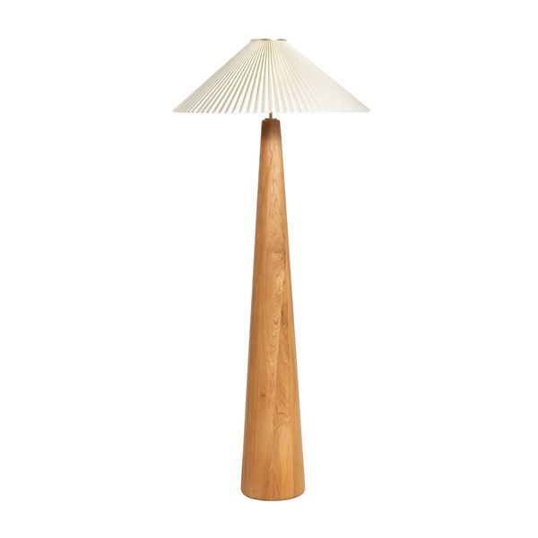 Nora Solid Oak Floor Lamp - Light Oak | Scout & Nimble