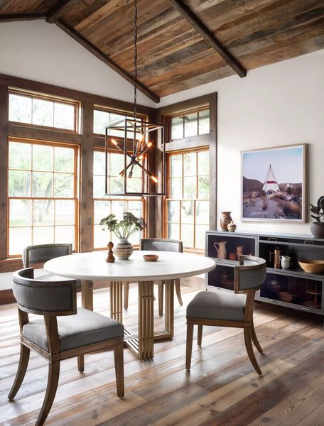 Mia Round Dining Table Parchment White | Scout & Nimble