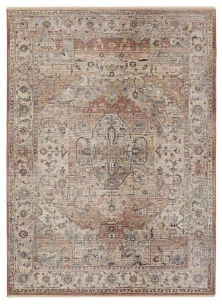 Starling Medallion Tan/ Pink Rug | Scout & Nimble