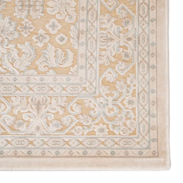 Regal Damask Beige/ Blue Rug | Scout & Nimble