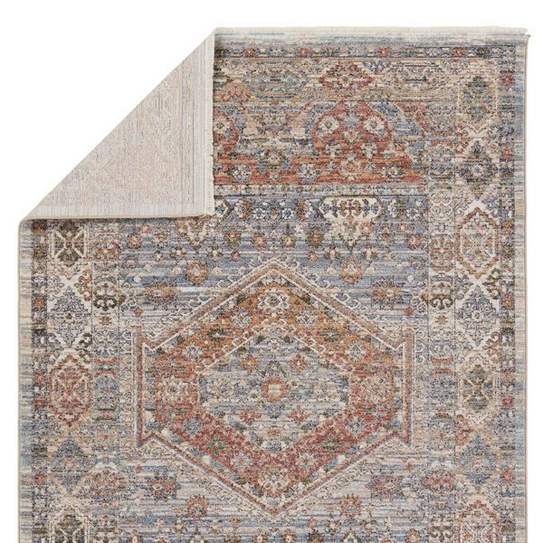 Madrid Traditional Medallion Red/ Blue Rug - 8' x 10' | Scout & Nimble