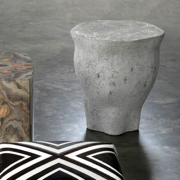 Molten White Clay Side Table | Scout & Nimble